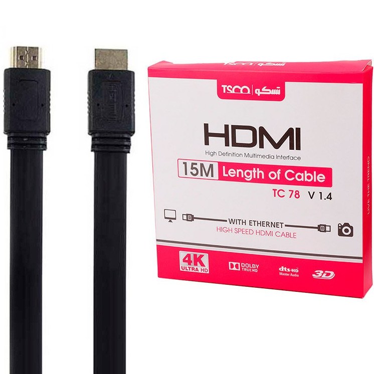 خرید و قیمت کابل HDMI تسکو مدل TSCO TC 78 طول 1.5 متر